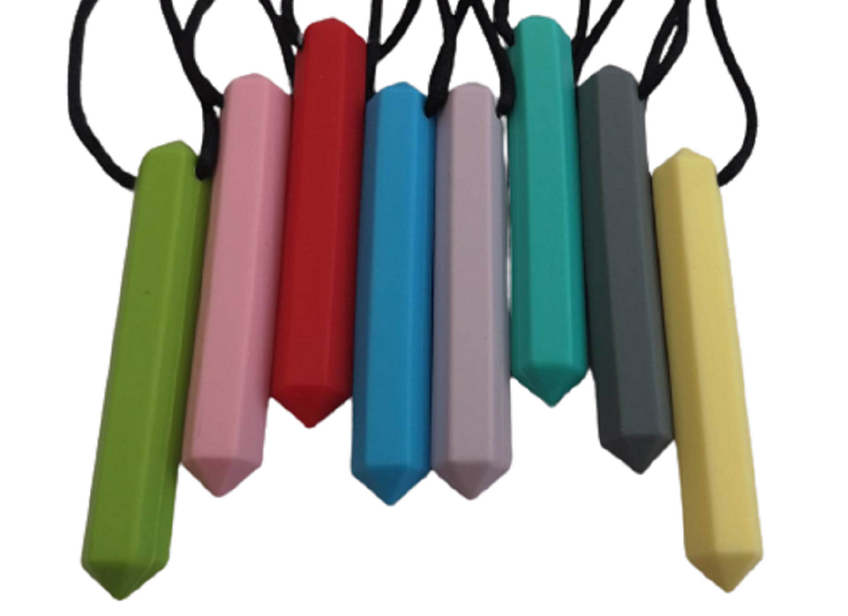 Chewelry Sensory Chew Necklace Discreet Stimming Chewlery Gem Pendant ...